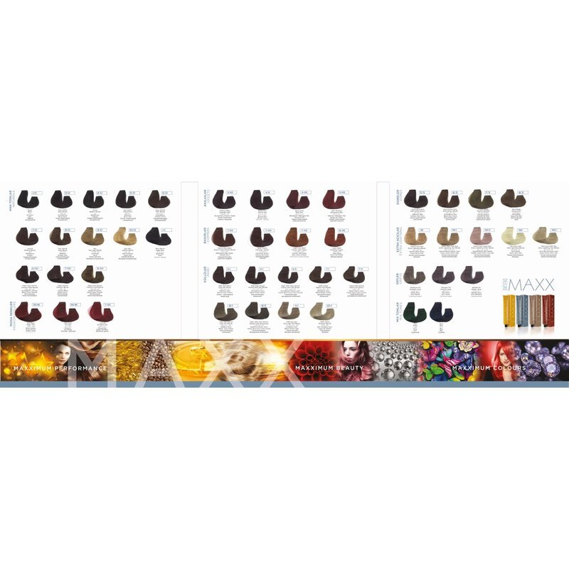Maxx Deluxe Professional Farbkarte - MAXX DELUXE